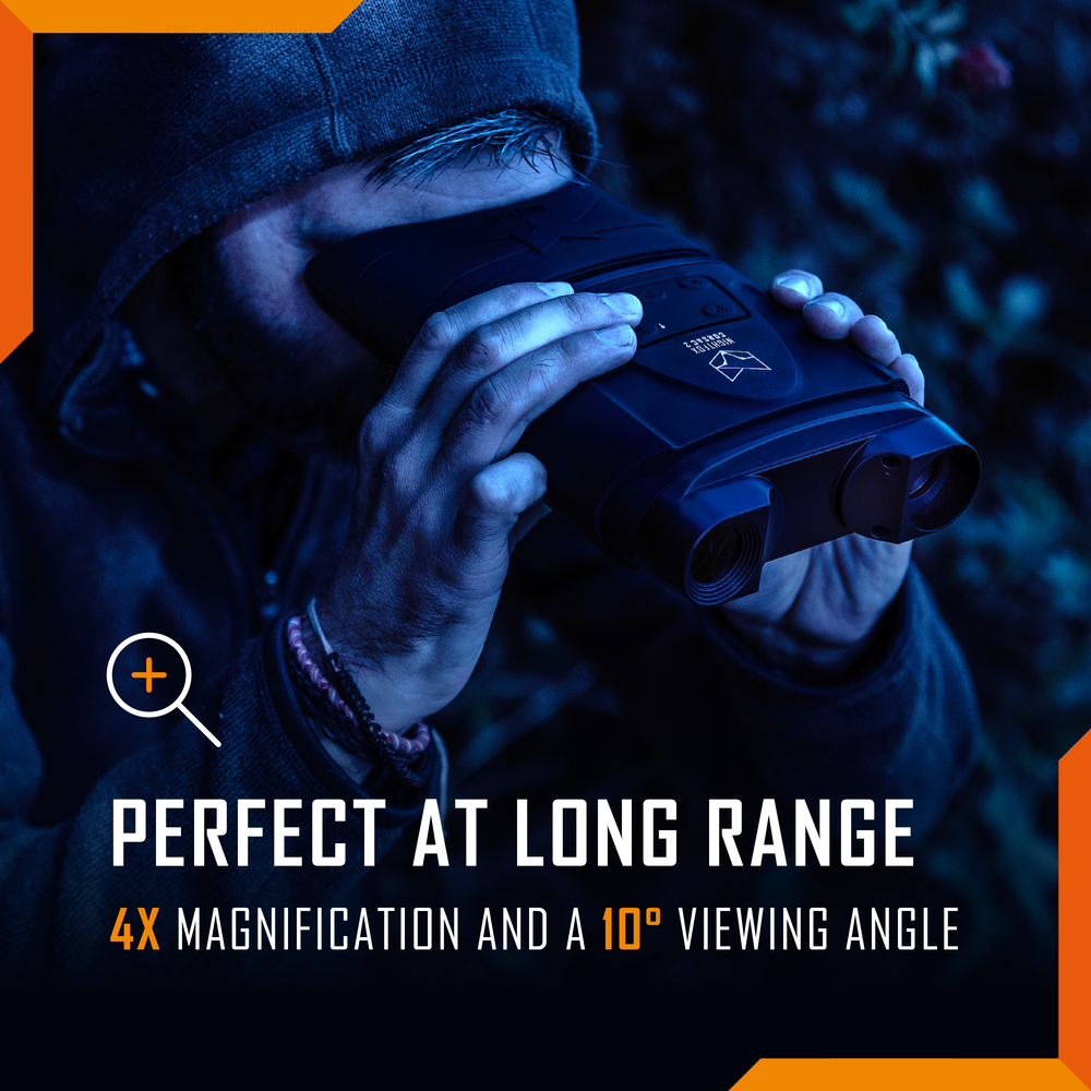Nightfox Corsac 2 HD Night Vision Binoculars | Extra Large Screen
